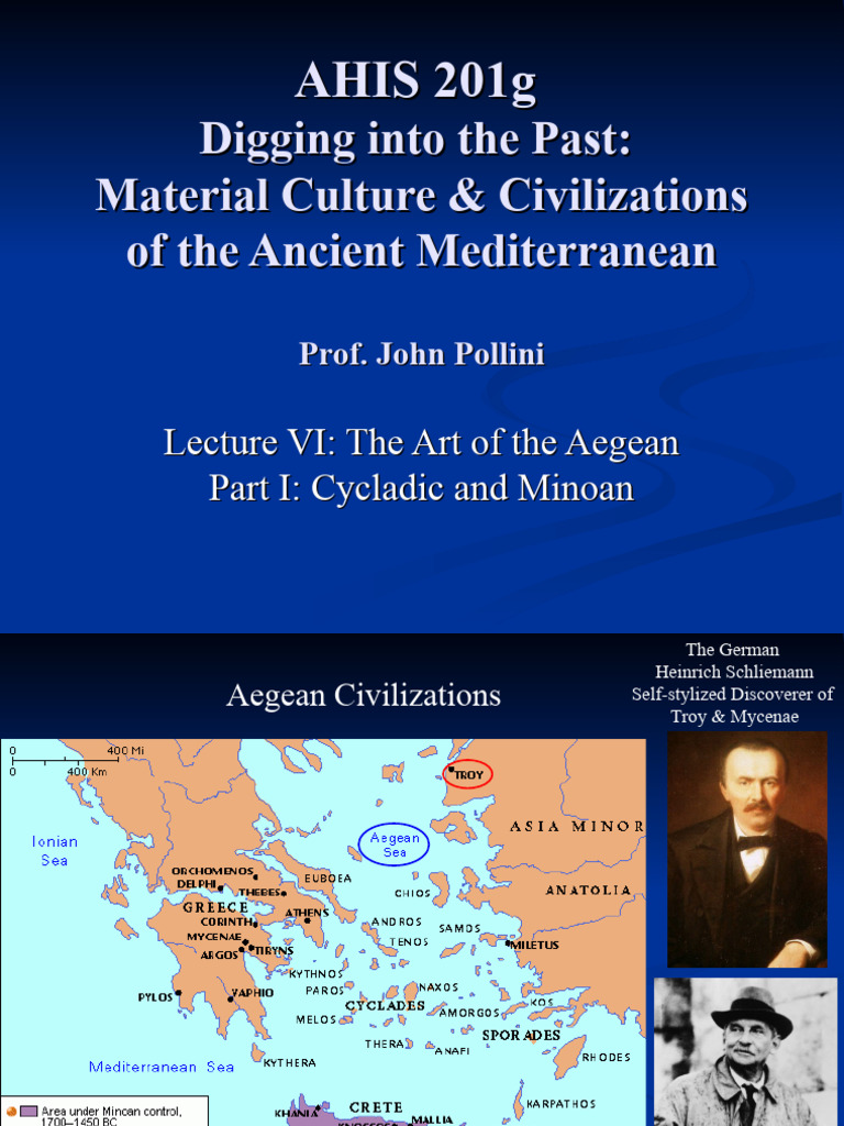 Aegean Art: Cycladic & Minoan Insights | PDF | Social Science