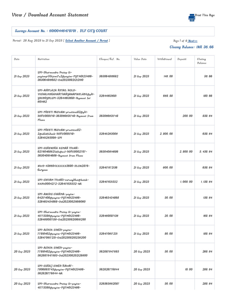 Welcome To HDFC Bank NetBanking | PDF | Banking | Financial Services