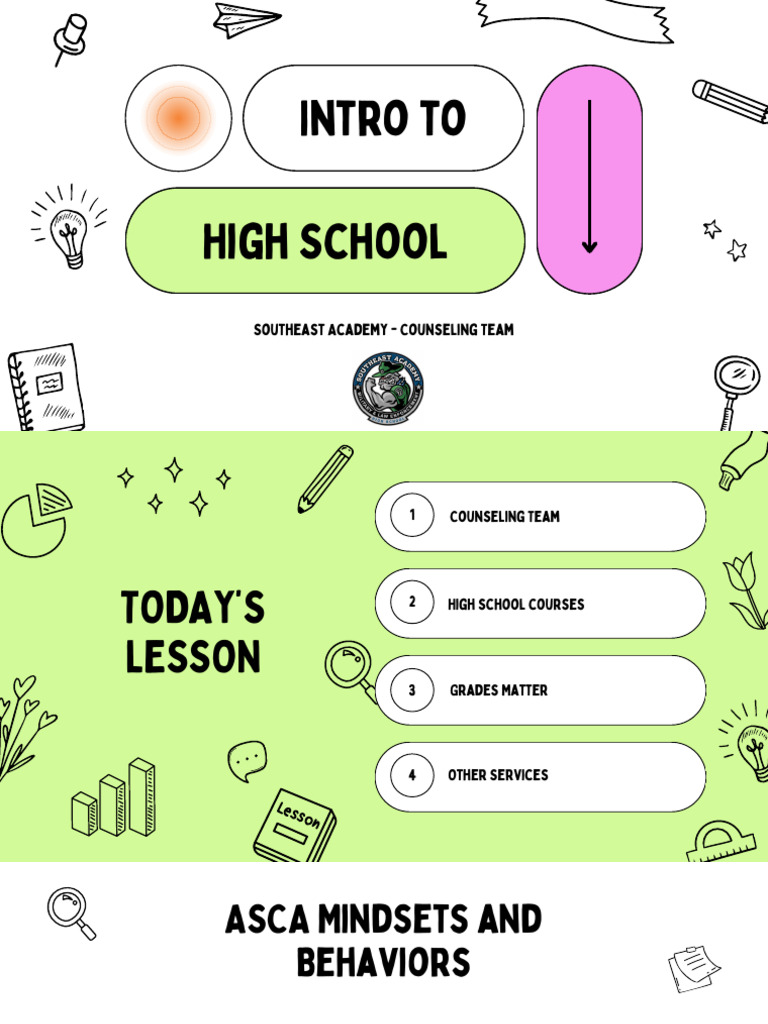 Intro To Hs 9th Grade Presentation | Download Free PDF | School Counselor