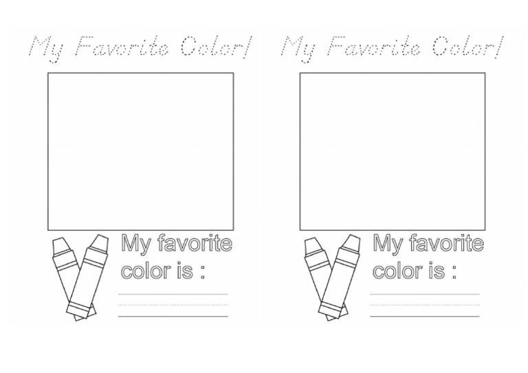My Favorite Color | PDF