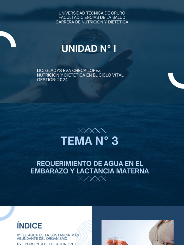 TEMA N 3 Comprimido | PDF | Agua | Tejido adiposo