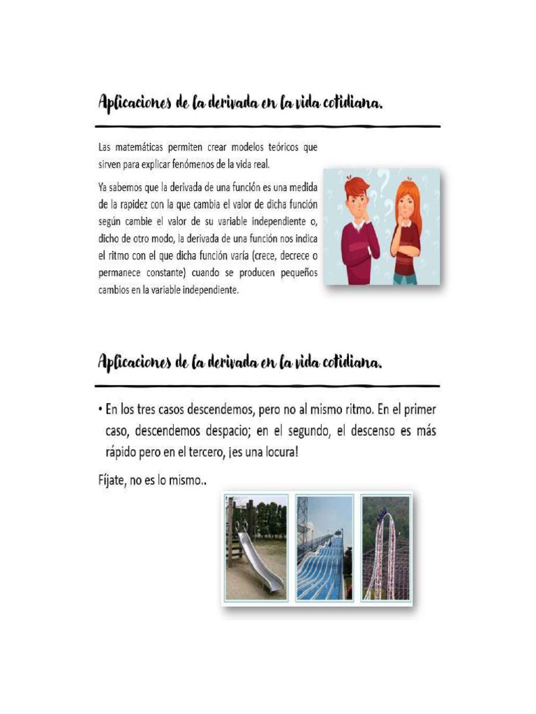 Aplicaciones de La Derivada | PDF