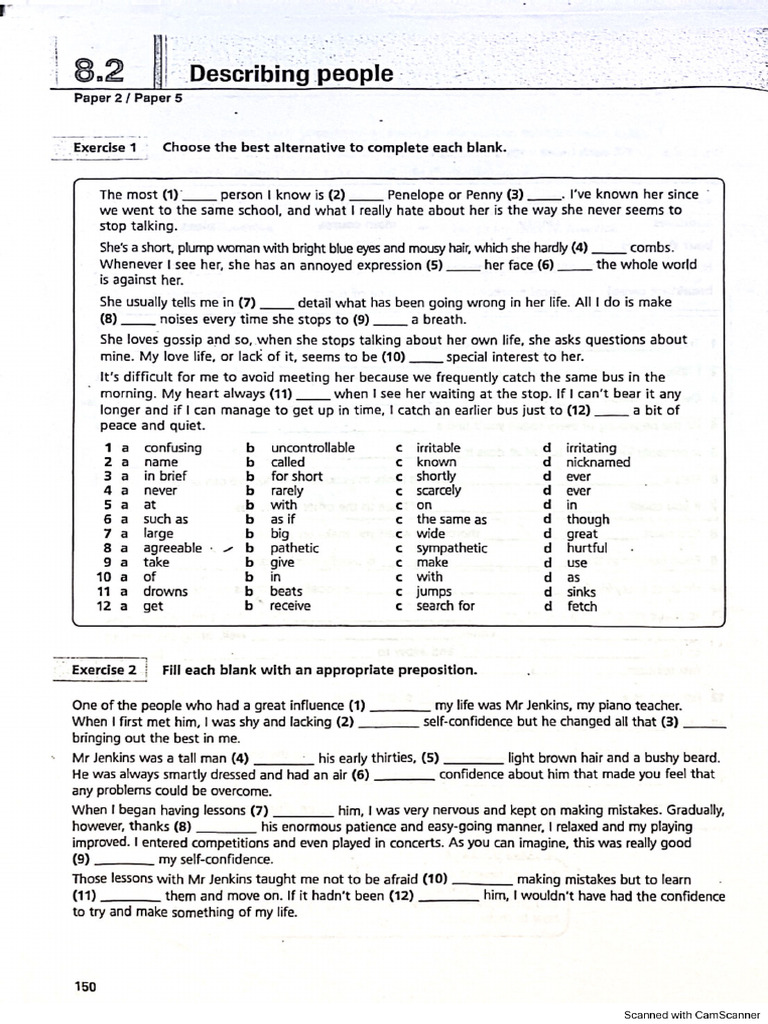 Describing people | PDF