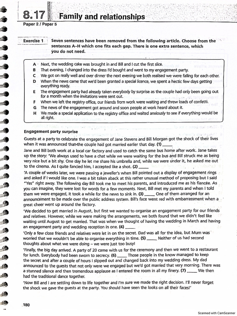 Family & Relations - Readings | PDF