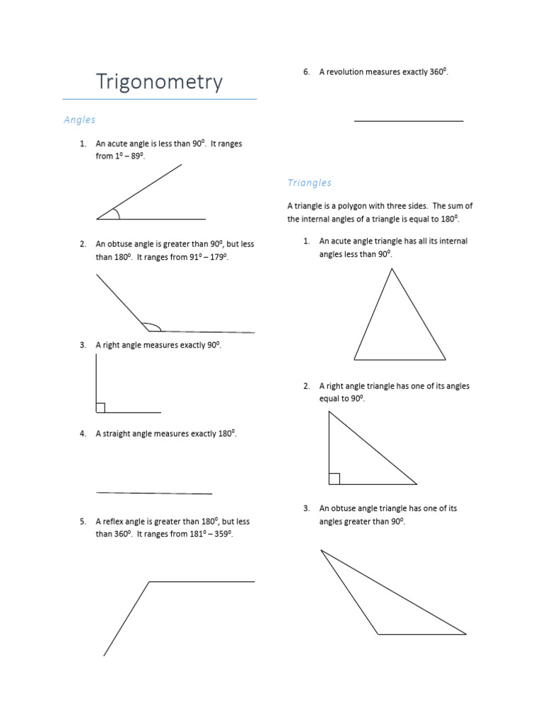 Trigonometry 2 | PDF | Triangle | Circle