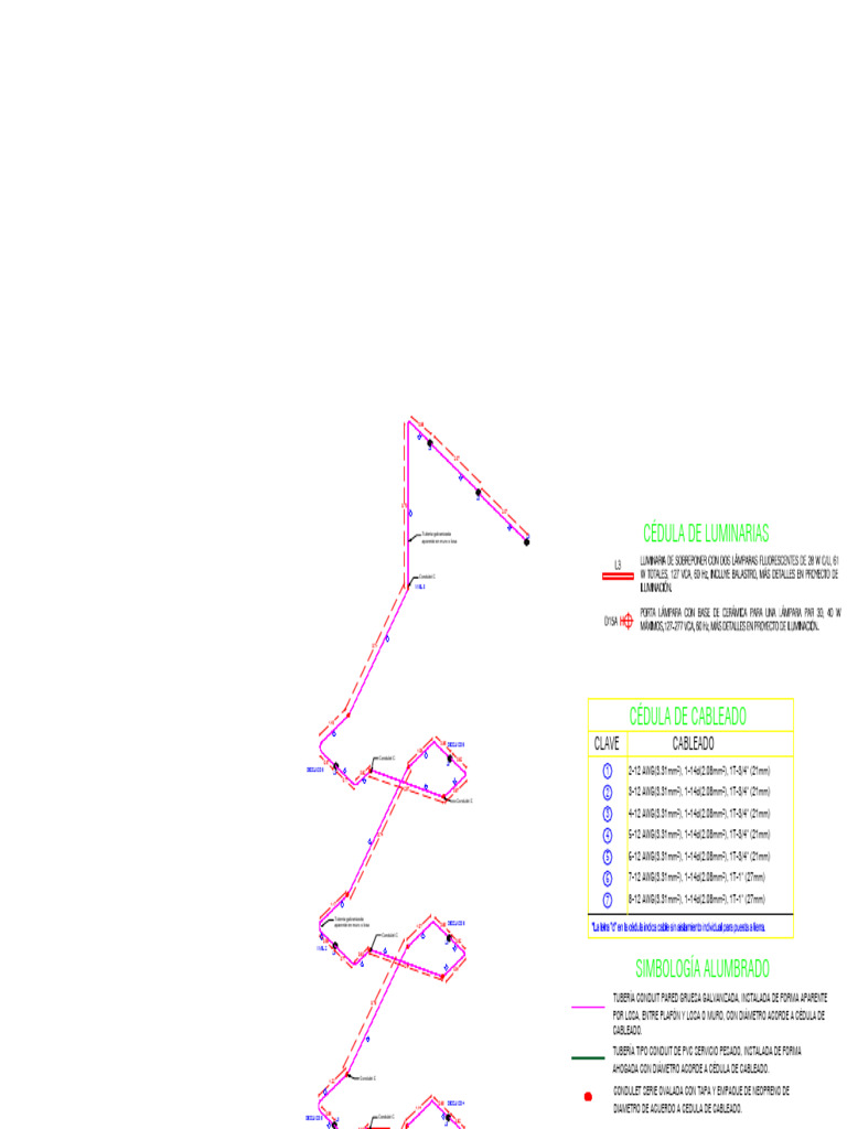 137 Amz f2 PL El 133 01 (Alumbrado de Emergencia Escalera 07) Asbuilt - pdfv2 | PDF | Ingeniería ...