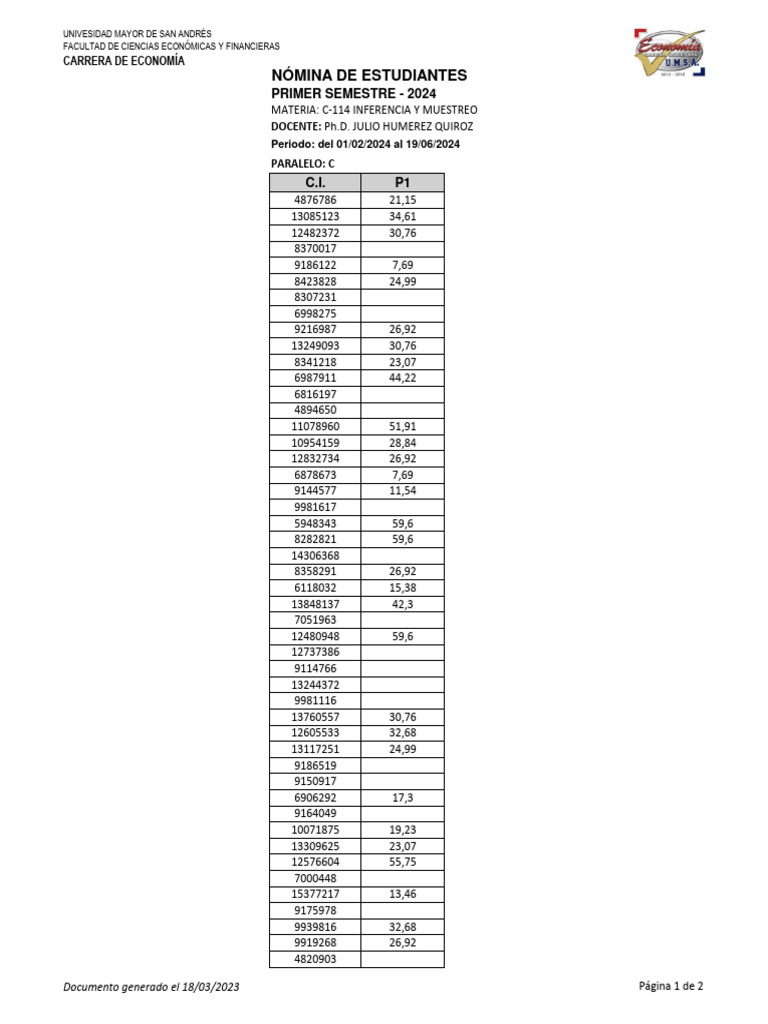 C114 Notas 1-2024 | PDF