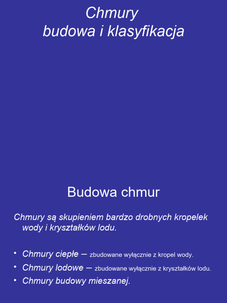 Chmury - Przyklady Na Zdjeciach | PDF