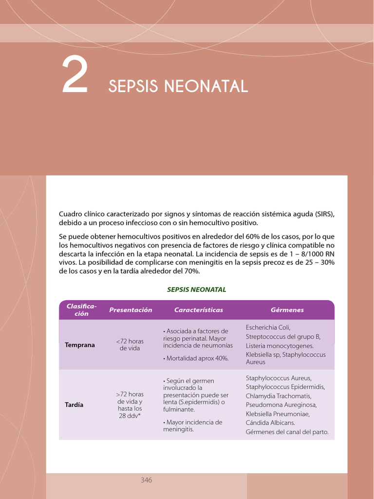 Sepsis Neonatal | PDF | Septicemia | Medicina CLINICA