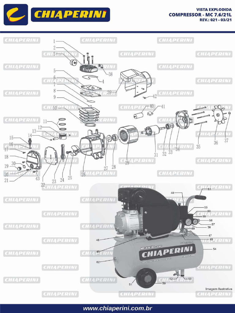 Vista Explodida MC 7 6 21l 2hp-02-Chiaperini | PDF