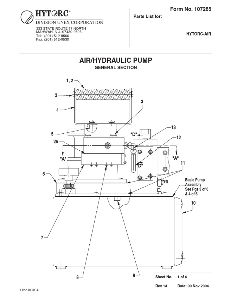 Hytorc Air MANUAL | PDF | Screw | Valve