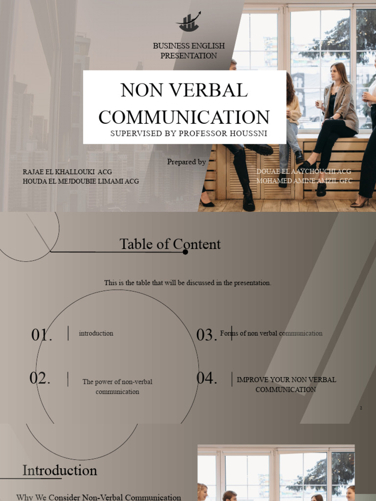 Non Verbal Comunication | PDF | Nonverbal Communication | Communication