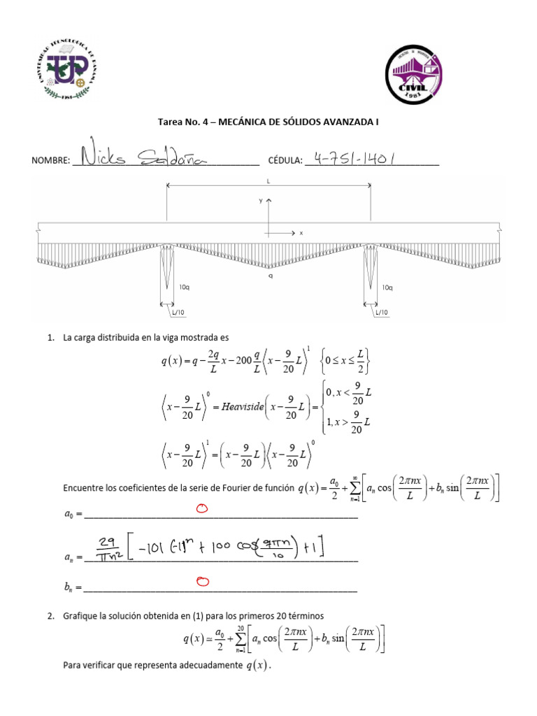 Tarea 4 Nicks Saldaña | PDF | Álgebra | Ecuaciones diferenciales