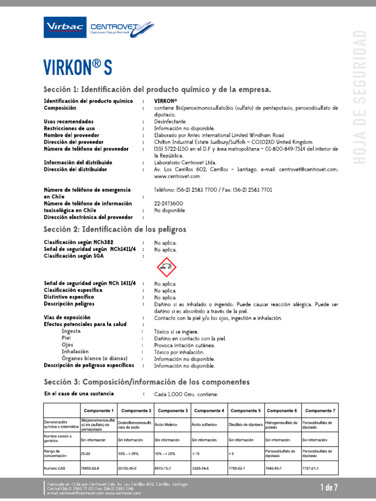 Virkon S | PDF