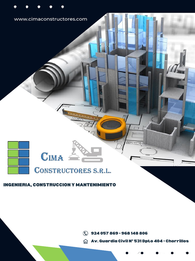 Brochure Cima Integral 2 | PDF | Saneamiento