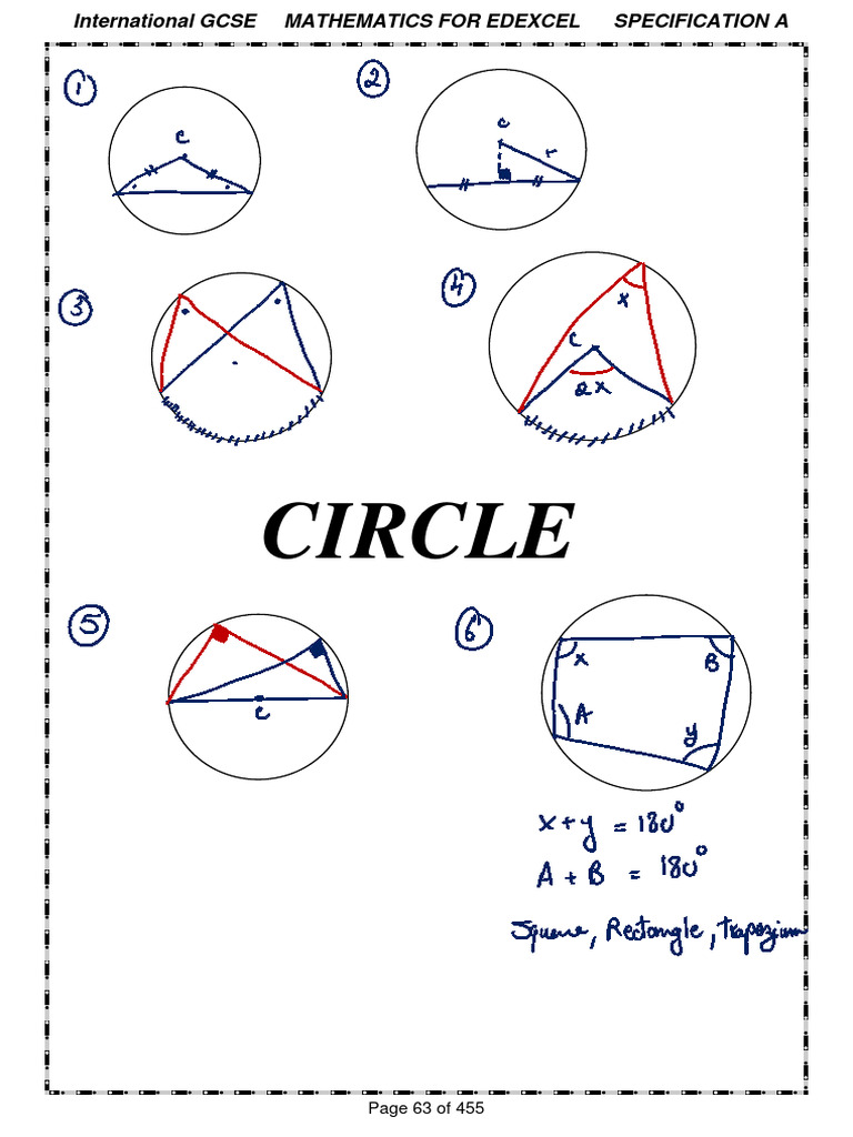 Circle MA | PDF | Circle | Angle