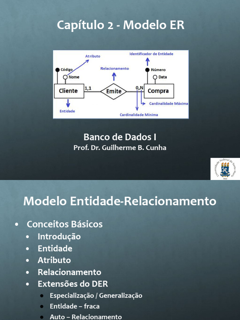 Capitulo 02 - Banco de Dados I | PDF | Gestão de dados | Bancos de dados