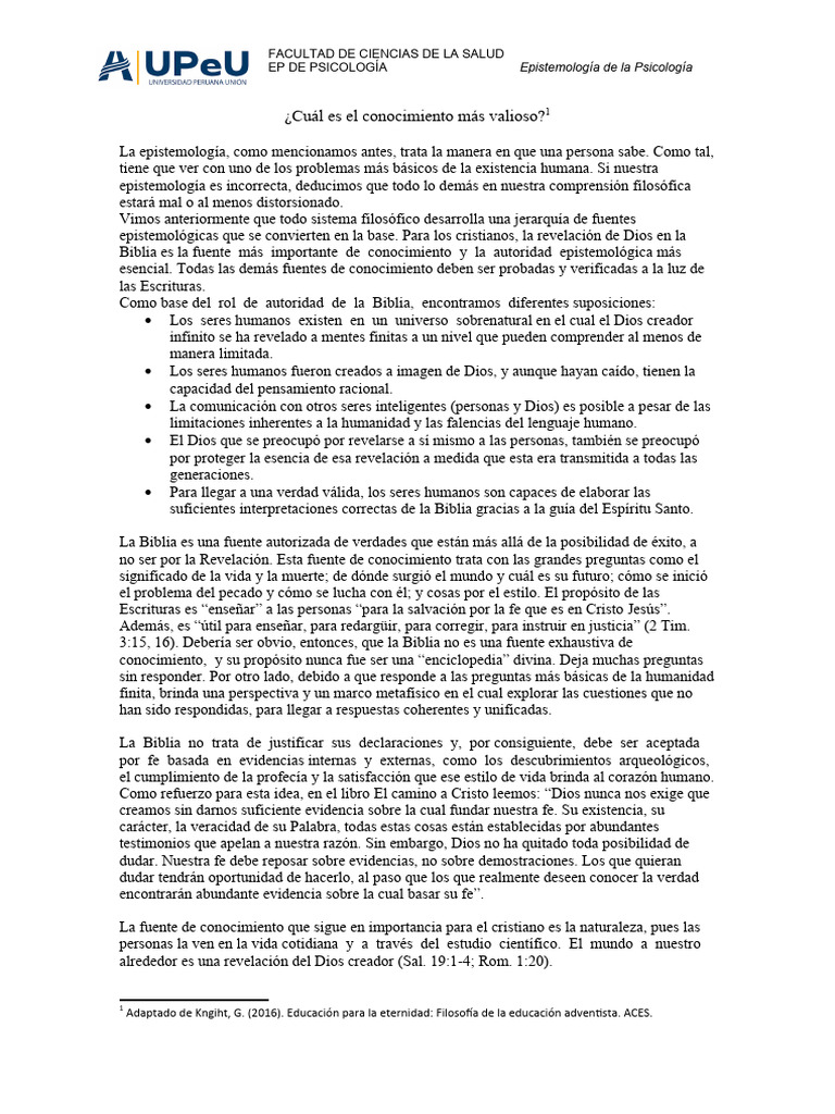 CCCC | PDF | Verdad | Conocimiento