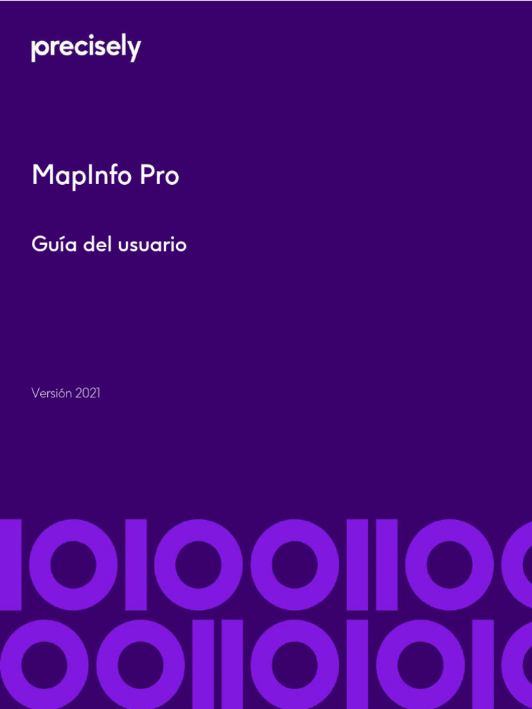 Mapinfo Pro 2021 User Guide Es | PDF | Soporte técnico | SQL Mapinfo Pro 2021 User Guide Es | PDF | Soporte técnico | SQL