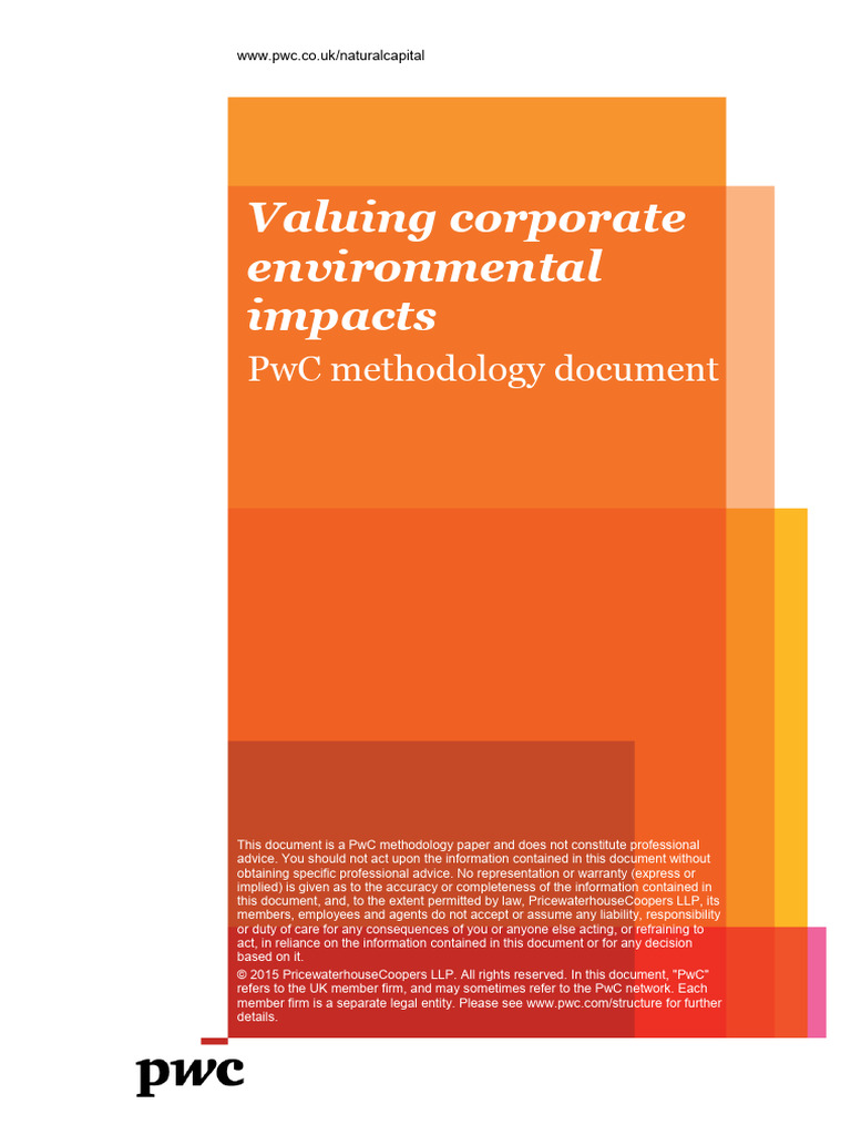 PwC Environmental Impact Valuation Guide | PDF | Air Pollution ...