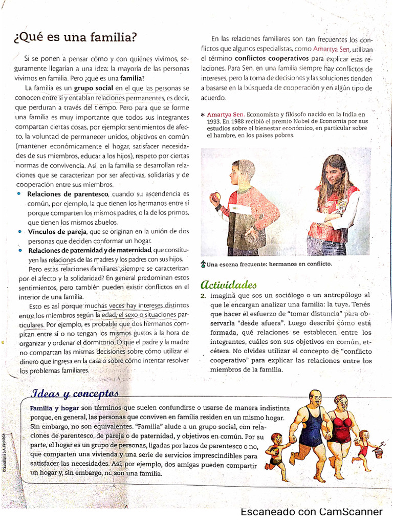 Unidad 1 Familia | PDF