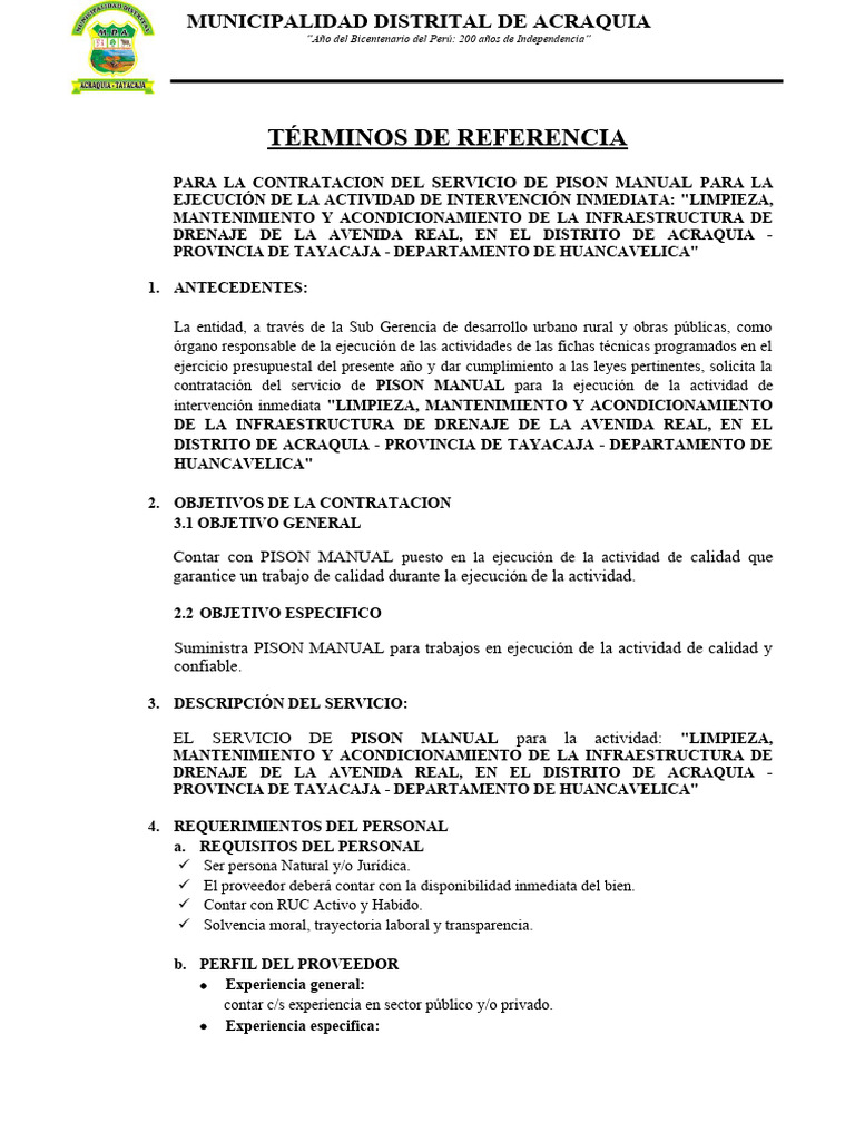 Tdr Pison Manual | PDF