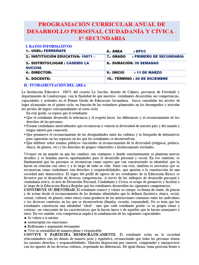 1° Plan Anual DPCC 2024 | PDF | Democracia | Ideologías políticas