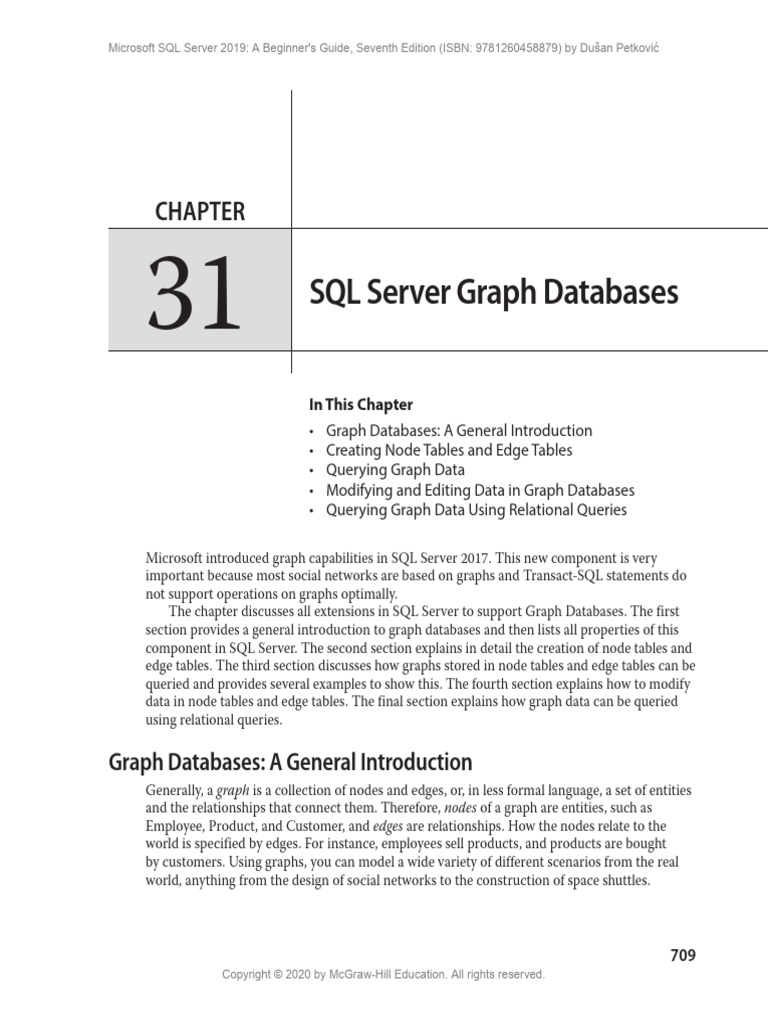 CH 31 - SQL Server 2019 Beginner's Guide, 7E - 1260458873 | PDF | Databases | Table (Database)