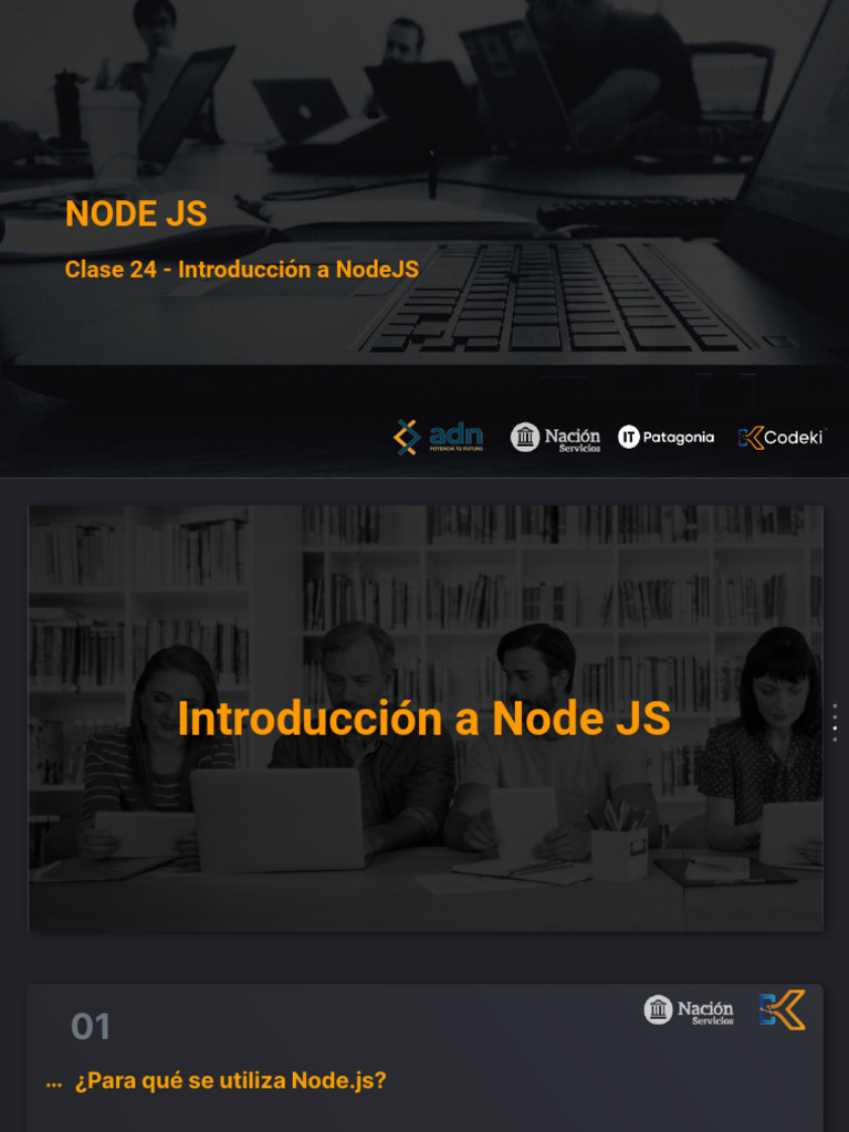 Clase 24 - NODE JS - Filminas | PDF | Tecnologías de la información ...