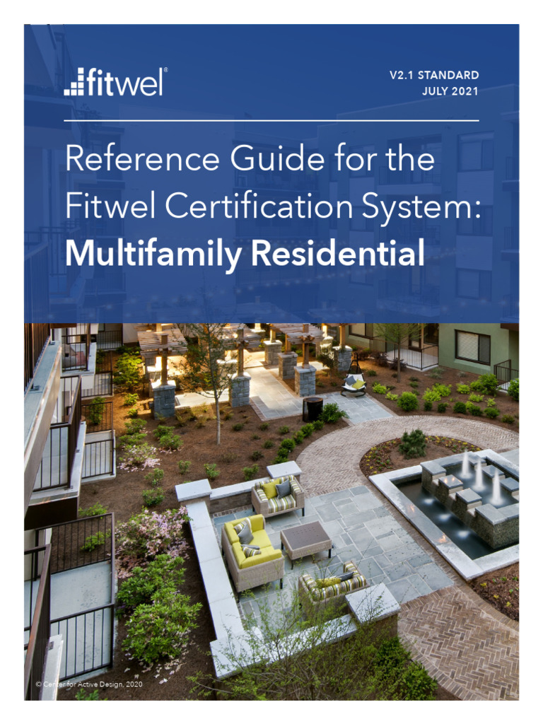 Fitwel Reference Guide - MFR - Jan2022 | PDF | Certification ...