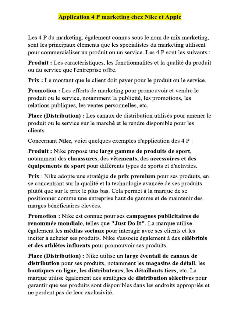 4P Marketing | PDF