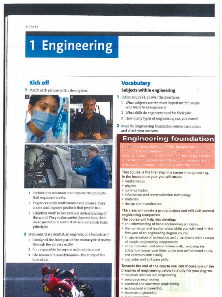 English for Careers - Engineering 1 - Students Book (Lewis Lansford and Peter Astley) | PDF