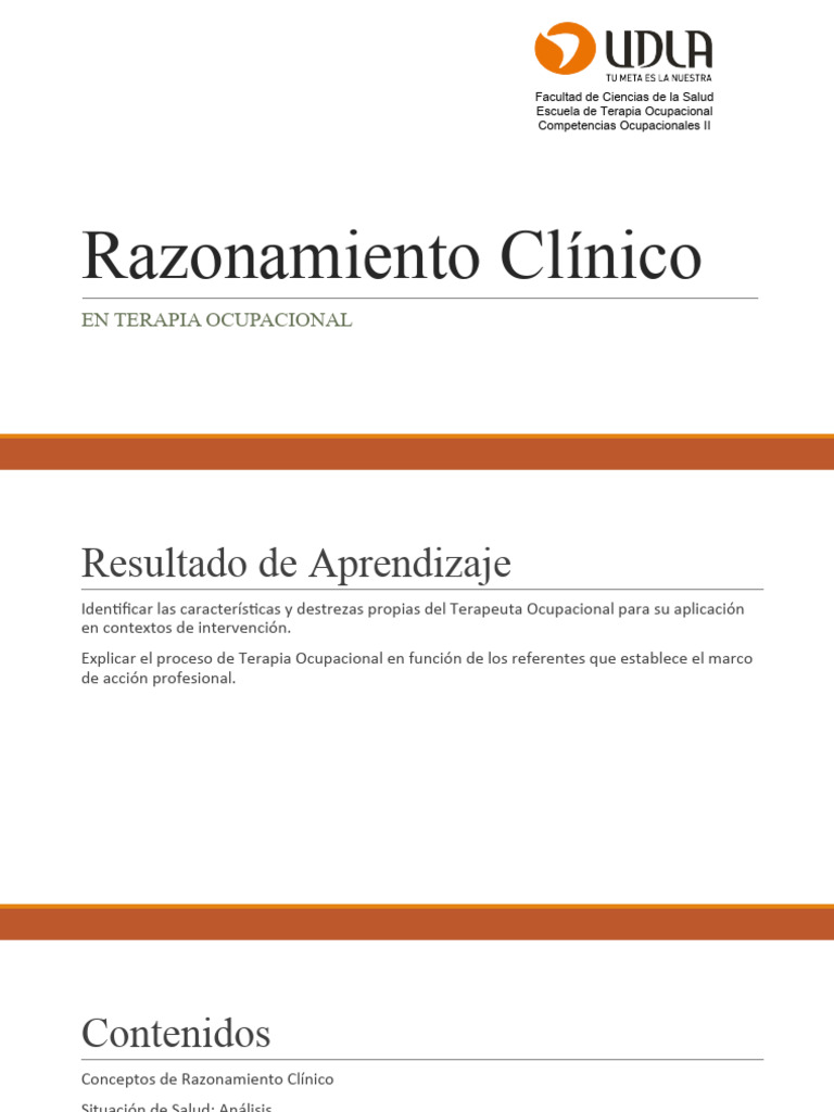 Razonamiento CL Nico | PDF | Terapia ocupacional | Pensamiento