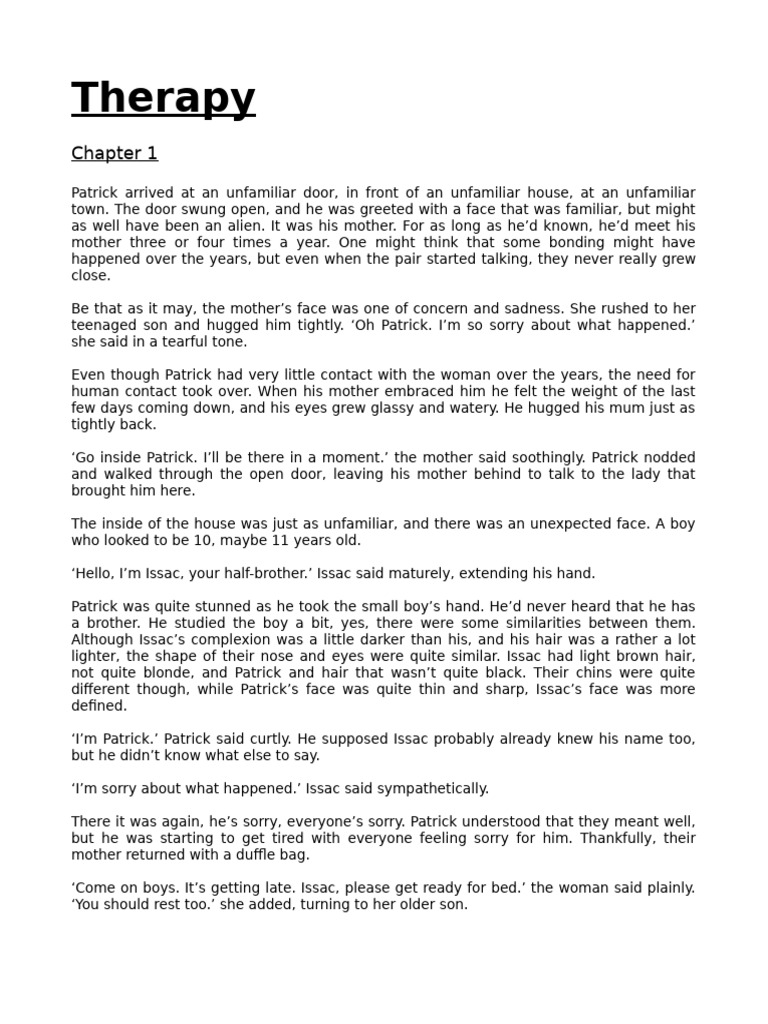 Therapy - Chapter 1 | PDF