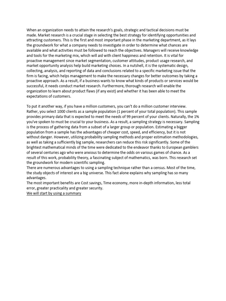 Literature Review | PDF | Sampling (Statistics) | Stratified Sampling