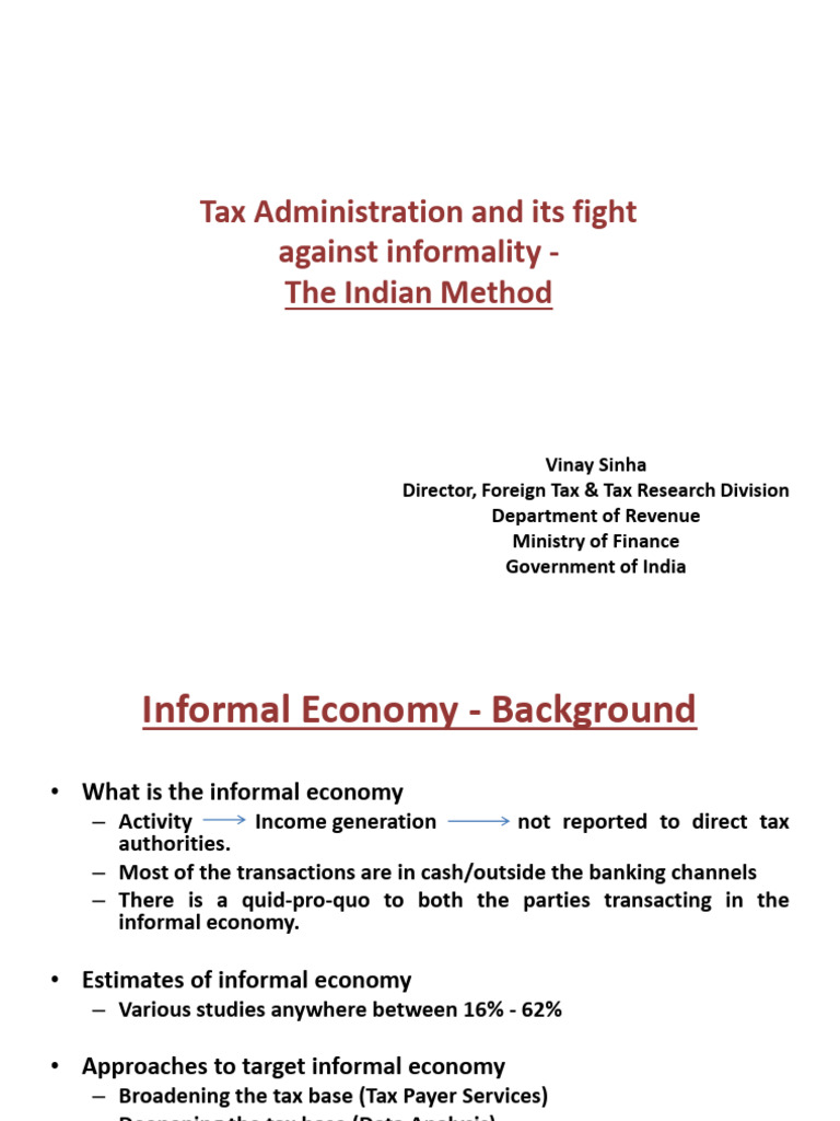 Session 1.1 India | PDF | Taxes | Income Tax