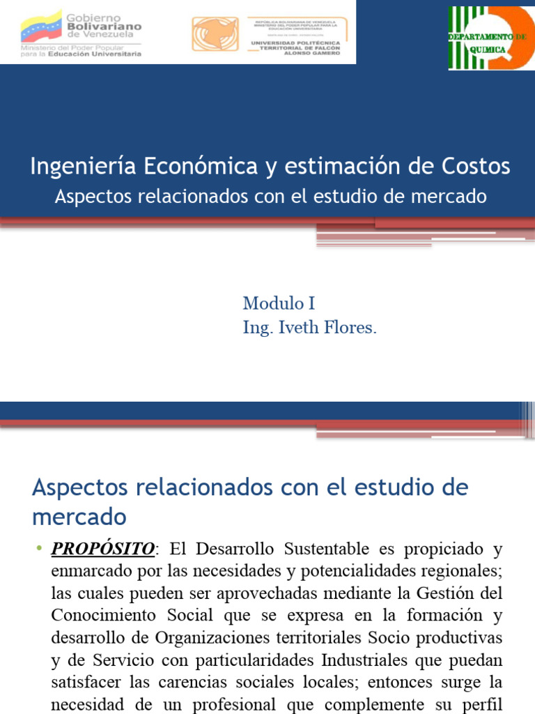 Clase Ing Econom Mod I Lista | PDF | Marketing | Mercado (economía)