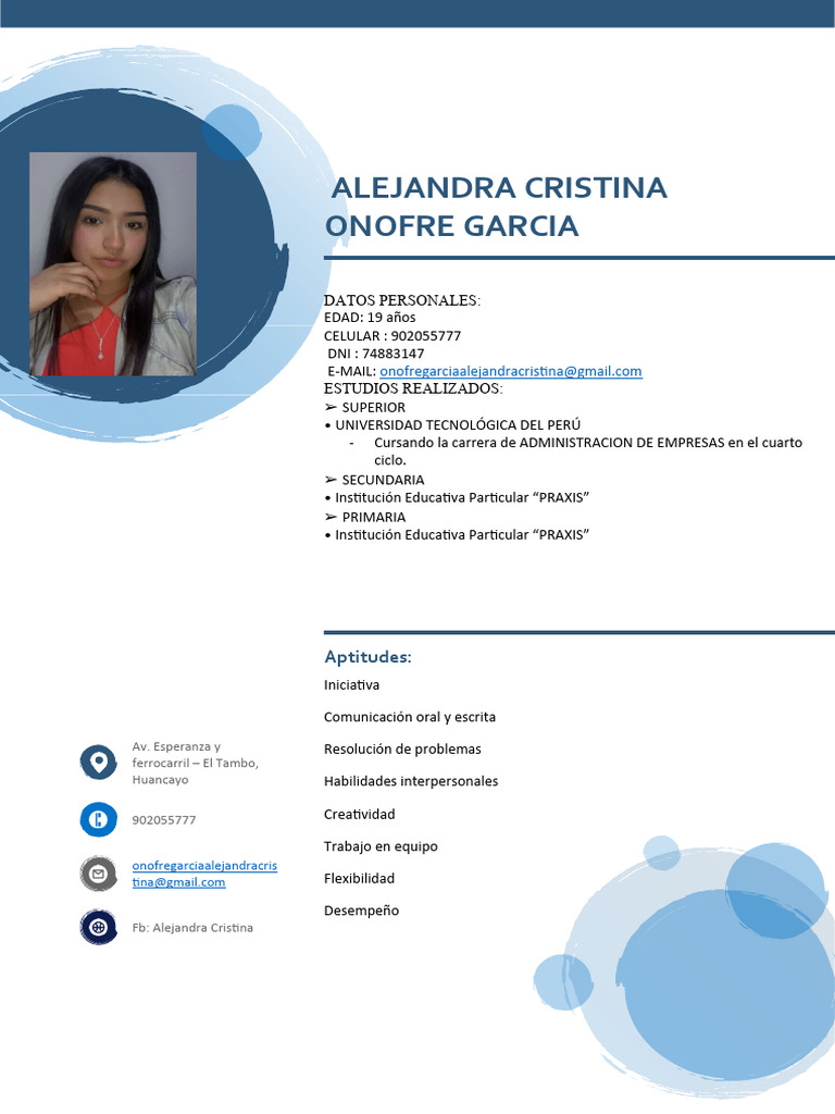 Alejandra Cristina CV | PDF