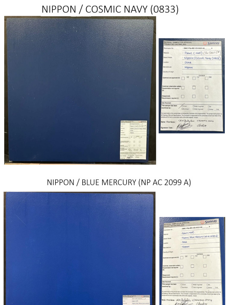 Phase 4 - SEAA (Wall Paint Color) - RWS Approved (4 Colours) | PDF