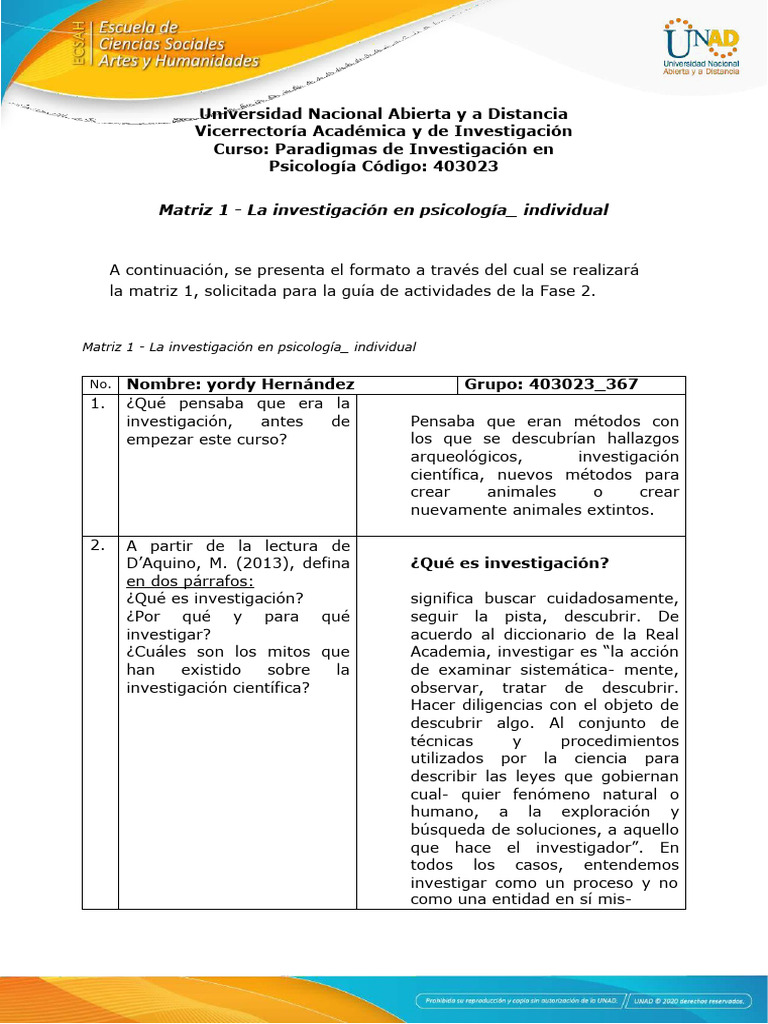 Anexo Aa | PDF | Sicología | Conocimiento