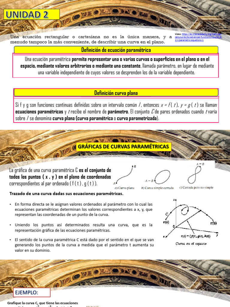 Ecuaciones Paramétricas y Polares | PDF | Sistema coordinado | Variable ...