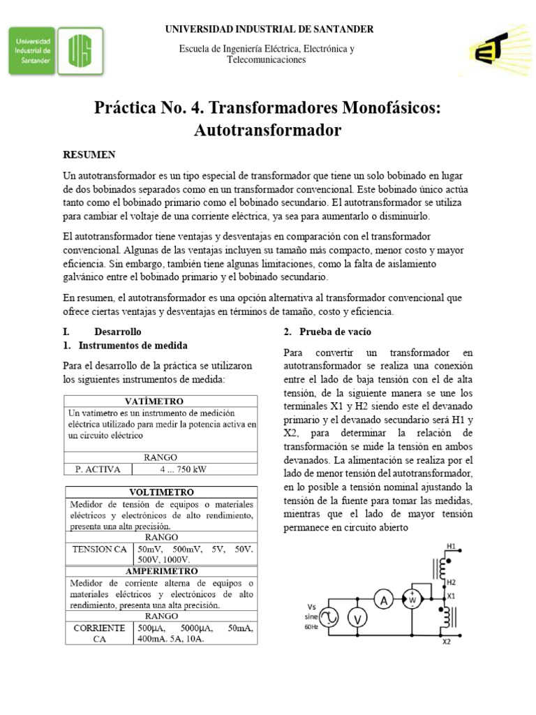 Lab Maquinas 4 | Descargar gratis PDF | Transformador | Inductor