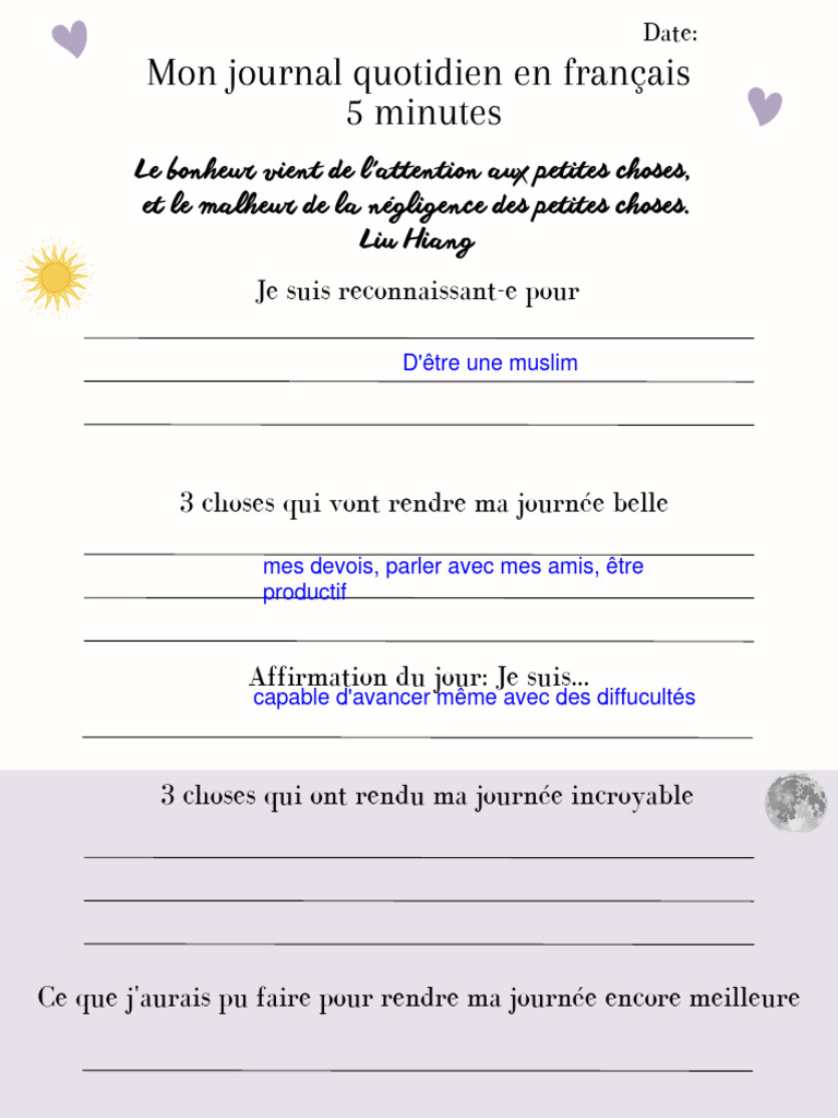 5 Minute Journaling | PDF