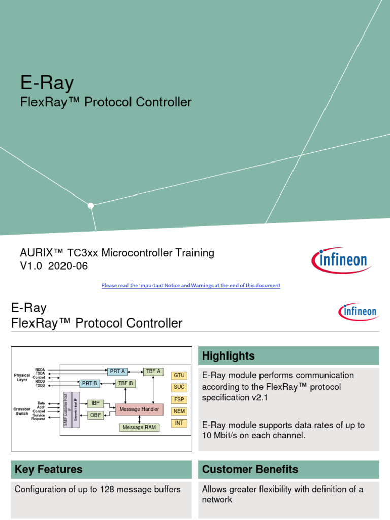 Infineon-AURIX TC3xx FlexRay Protocol Controller-Training-v01 00-EN ...