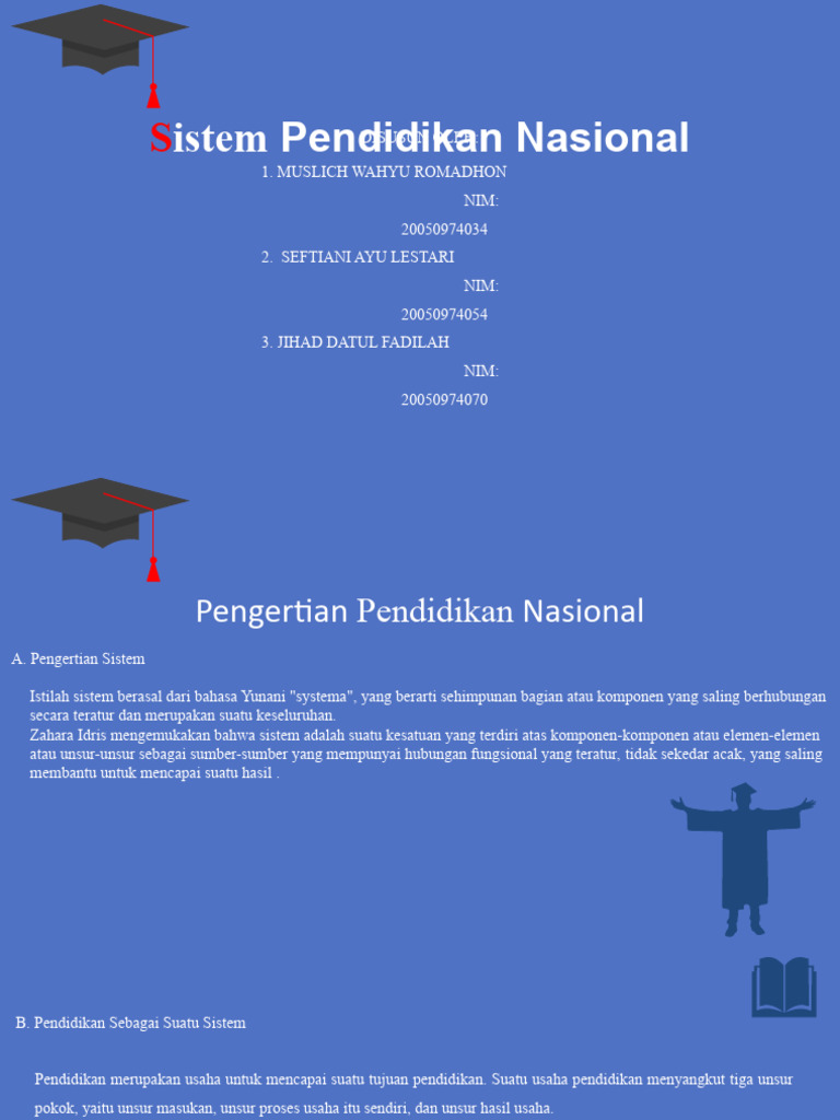 Kelompok 5 - Sistem Pendidikan Nasional | PDF