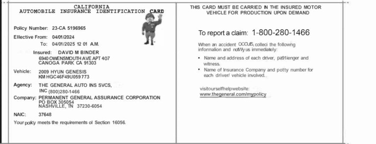 DMB Insurance Card04:01:2024 | PDF