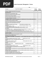 BLS Course Infant CPR Skills Testing Checklist | PDF | Cardiopulmonary ...