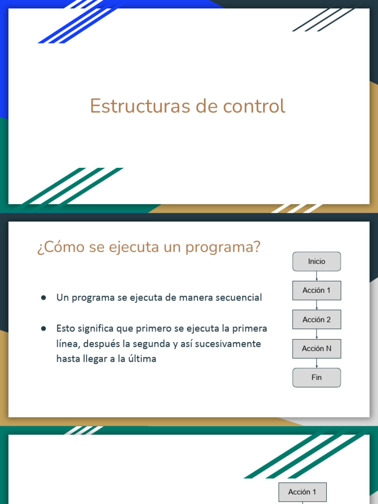 Estructuras de Control en Programación | PDF | Flujo de control ...