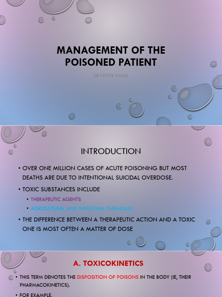 Management of Poisoned Patient | PDF | Cyanide