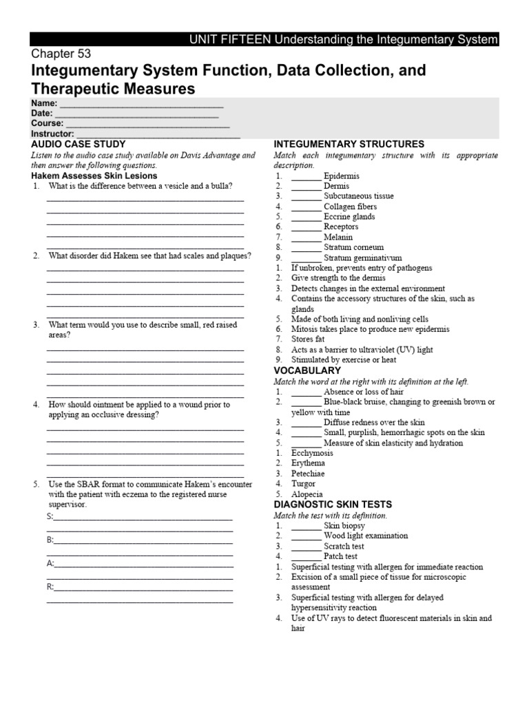 Study Guide Chapter 58 Wounds | PDF | Integumentary System | Burn